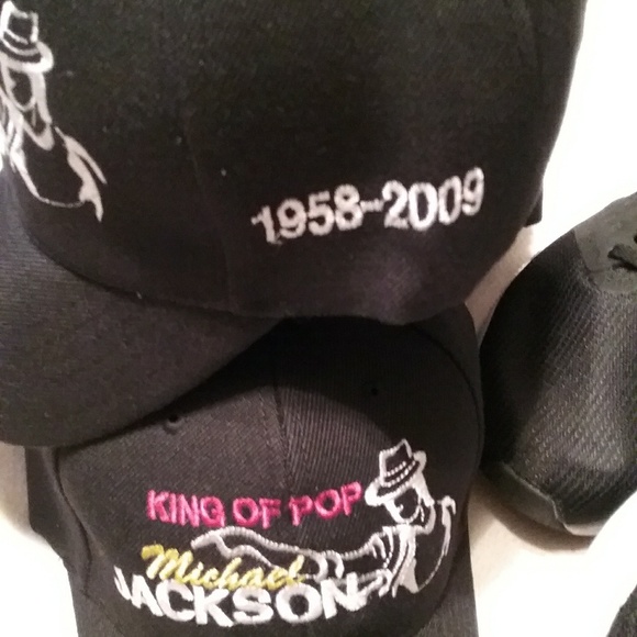 Accessories | Michael Jackson Black Designed Baseball Cap Hat | Poshmark